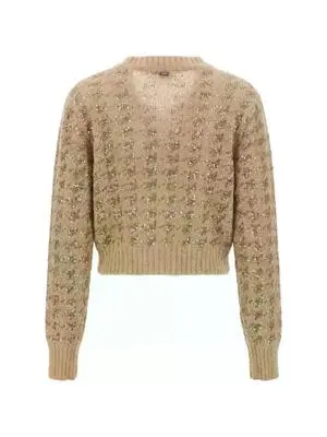 TWINSET Sequin-embellished Knitted Sweater