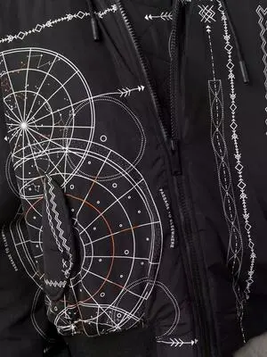 COUNTY OF MILAN Astral-print Bomber Jacket