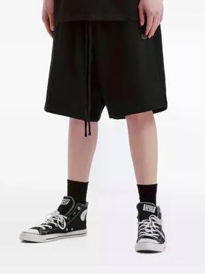 AFTERMATHS Drawstring-waist Logo-patch Shorts