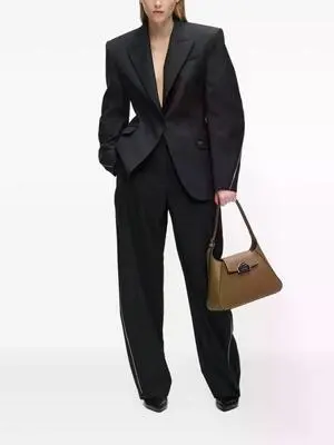 Karl Lagerfeld Rue St-guillaume Grained Leather Shoulder Bag - Neutrals