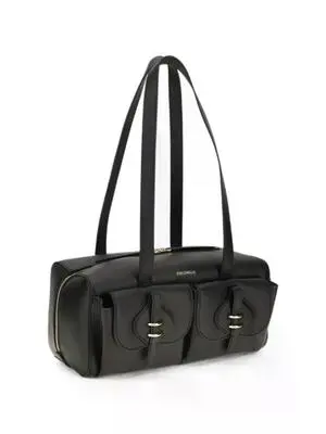 COCCINELLE Mavery Pocket Shoulder Bag - Black