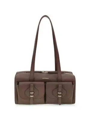 COCCINELLE Mavery Pocket Shoulder Bag - Brown