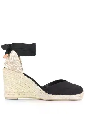 CastaÑer Chiara Wedge Espadrilles - Black