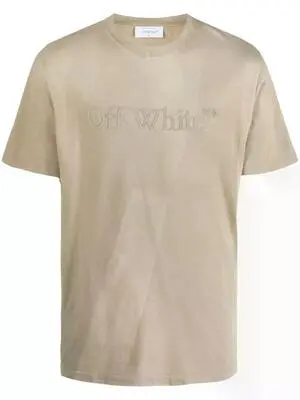 Off-White Logo-patch Cotton T-shirt
