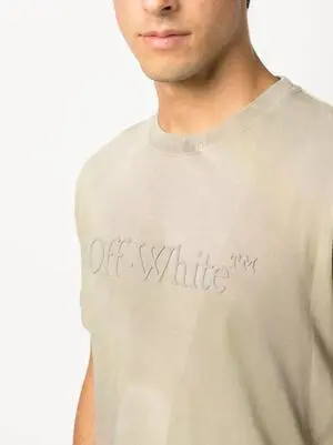 Off-White Logo-patch Cotton T-shirt