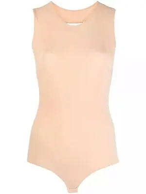 MAISON MARGIELA Fitted Sleeveless Bodysuit - Neutrals
