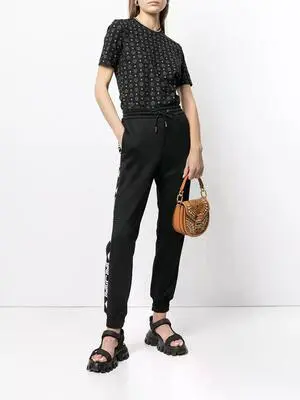 Mcm Crystal-embellished Shoulder Bag