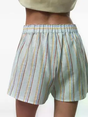 CAYET Anita Striped Shorts