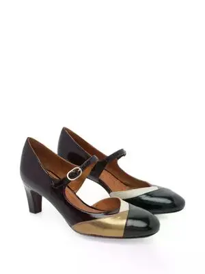 Chie Mihara Buckled Round Toe Pumps