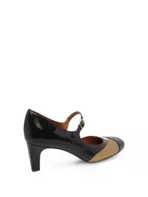 Chie Mihara Buckled Round Toe Pumps