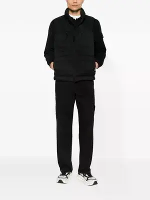 Stone Island Logo-patch Gilet - Black