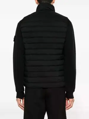 Stone Island Logo-patch Gilet - Black