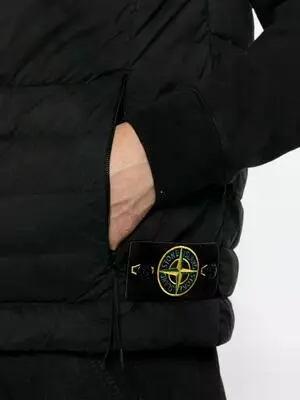 Stone Island Logo-patch Gilet - Black
