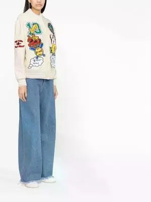 Off-White Appliquéd Bomber Jacket