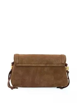 COCCINELLE Mini Thess Suede Leather Shoulder Bag