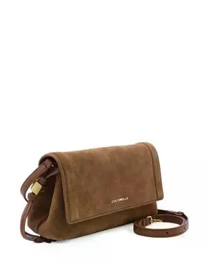 COCCINELLE Mini Thess Suede Leather Shoulder Bag
