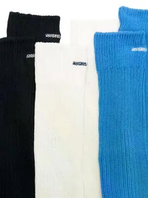 SHUSHU/TONG Ribbed Socks