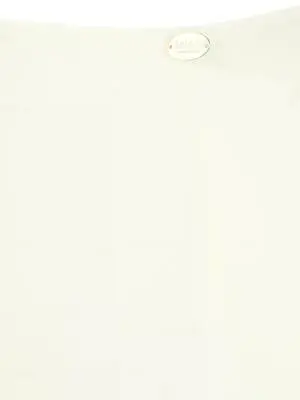 MAISON ANAMI Logo Plaque Wide-leg Trousers