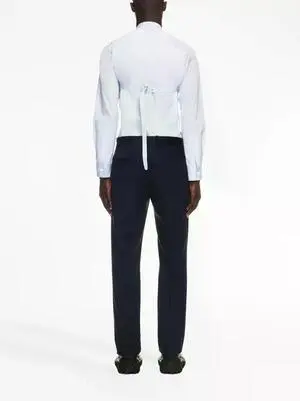 Off-White Crossover-strap Cotton Shirt