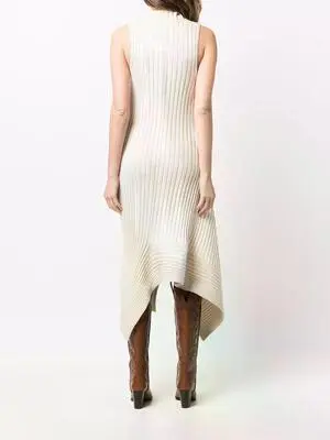 Stella McCartney Asymmetric Knitted Sleeveless Dress