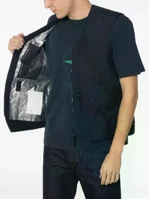 Stone Island Logo-patch Multi-pocket Gilet