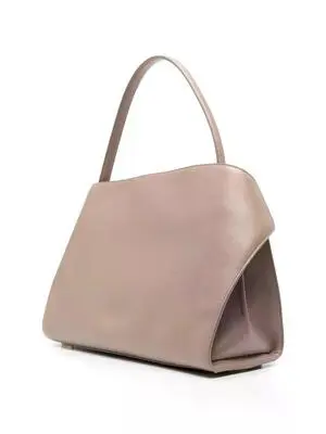 FERRAGAMO Hug Leather Shoulder Bag - Neutrals