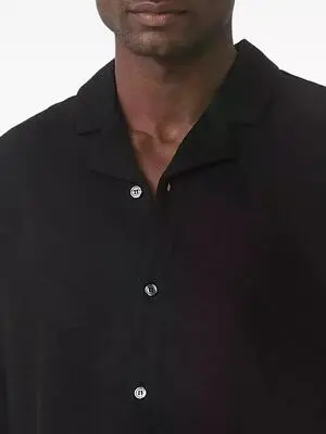 MAUVAIS Camp-collar Long-sleeve Shirt