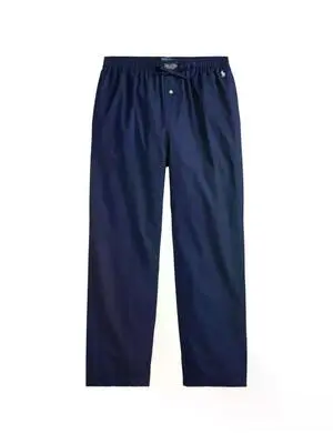 Polo Ralph Lauren Logo-embroidered Drawstring Pajama Pants - Blue