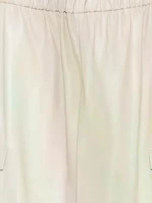 Liviana Conti Drawstrings-hem Trousers - Neutrals
