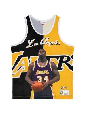 Mitchell & Ness Sublimated Player Tank Lakers Tank Top - Black