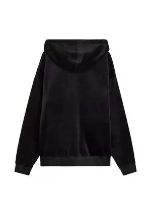 Y3 Velvet Zip-up Hoodie