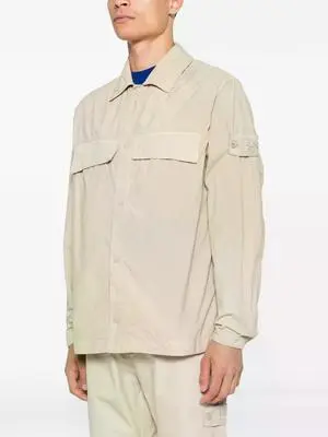 Stone Island Logo-patch Pocket Shirt