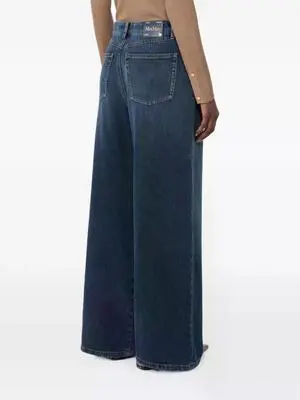 Max Mara Smmelia Wide-leg Denim Jeans - Blue