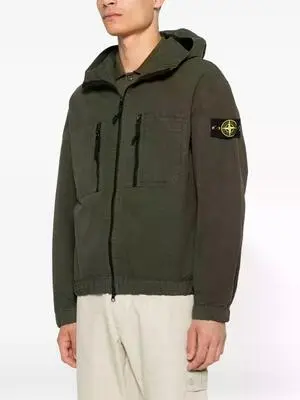Stone Island Logo-patch Hooded Jacket