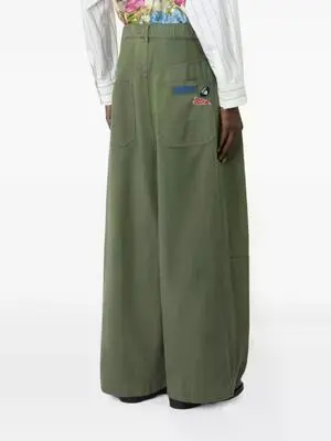 Max Mara Pleated Palazzo Pants