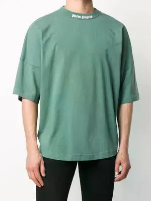Palm Angels Logo-print Over T-shirt