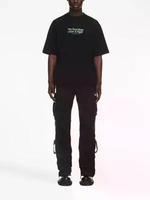 Off-White Slogan-print Cotton T-shirt
