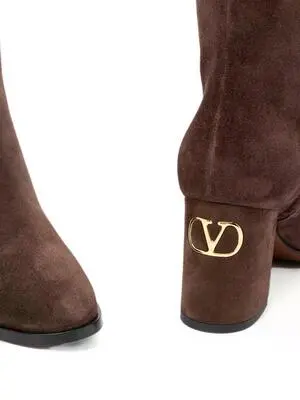 Valentino Garavani Fawcette Suede Ankle Boots