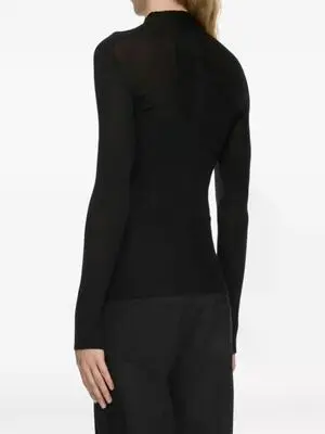 Rick Owens Ribbed-knit High-neck Sweater