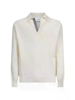 LARDINI Contrast-trim Raglan-sleeve Sweater