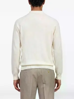 LARDINI Contrast-trim Raglan-sleeve Sweater