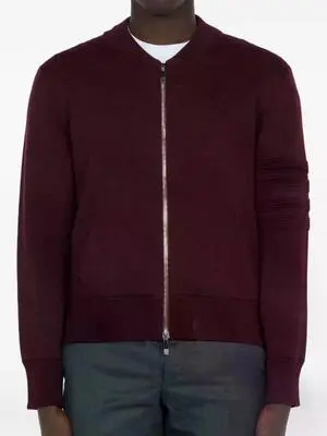 Thom Browne 4-bar Zip-up Cardigan