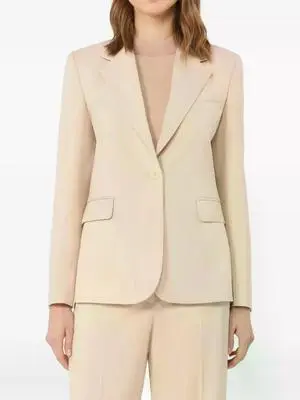 Max Mara Wkdlamine Single-breasted Peaked-lapel Jacket