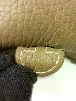 Hermès Tpm Evelyne Leather Shoulder Bag - Grey