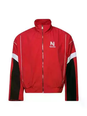 NAHMIAS Logo-print Track Jacket - Red