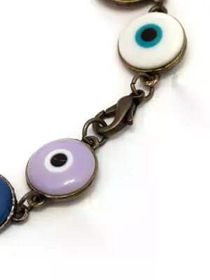 AMIR SLAMA Evil Eye Colour-block Bracelet