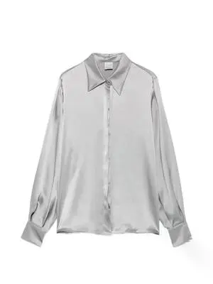 Carine Gilson Silk Shirt - Grey