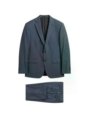 PIERLORENZO Single-breasted Notch-lapel Suit - Blue