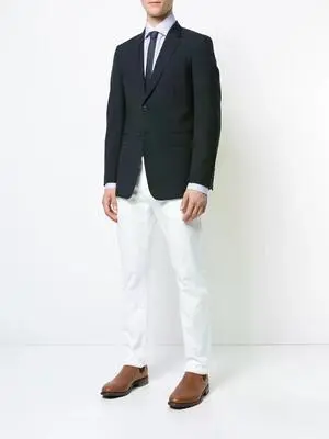 Isaia Slim-fit Trousers - White