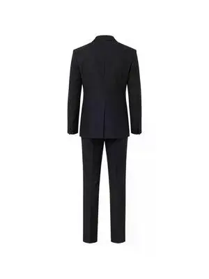Corneliani Satin-lapel Three-piece Suit - Black